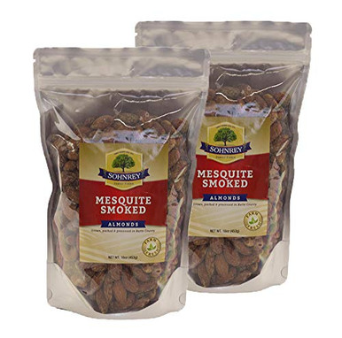 Mesquite Smoked Almonds Steam Pasteurized Smoky Roasted Seasoned Savory ...