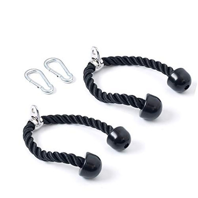 Vida Fitness Tricep Rope 2 Pack. Heavy Duty Pull Down Gym Cable Machine ...