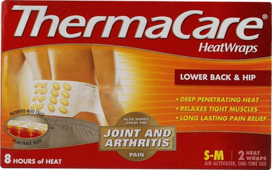 Thermacare Lower Back and Hip S-M Heat Wrap -- 2 Wraps - 2PC ...