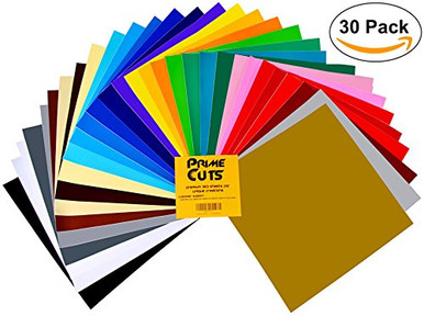 Permanent Adhesive Backed Vinyl Sheets by PrimeCuts USA - 30 Vinyl ...