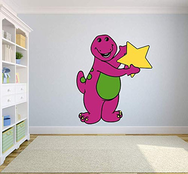 Barney and Friends Dinosaur Star Decors Wall Sticker Art Design Decal ...