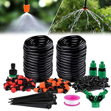 Drip Irrigation Kit Garden Micro Watering System Adjustable Automatic ...