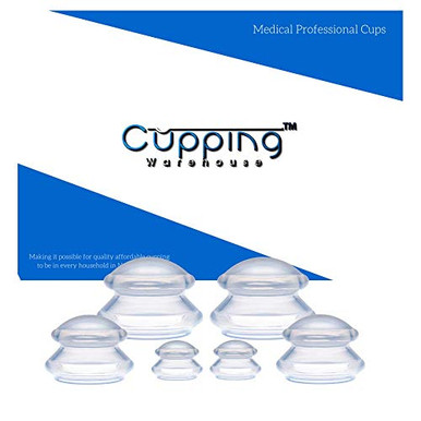 Cupping Warehouse Supreme DEEP PRO- 6 Cup Set - 3 Sizes Professional ...