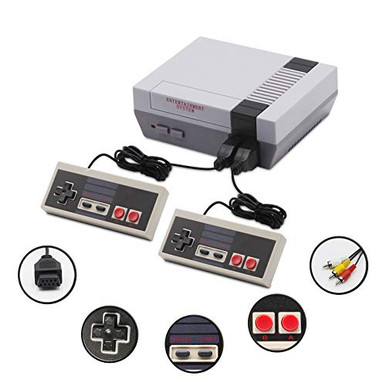 Retro Game Console Mini Classic Console with 620 Games Built-in and 2 ...