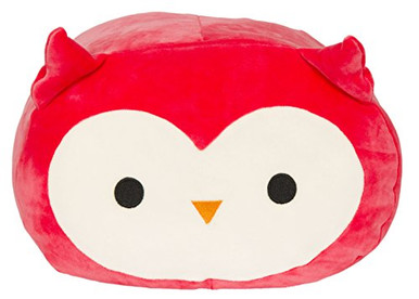 Squishmallow Kellytoy 12" Paige The Pink Owl Stackable Squad Plush Soft ...