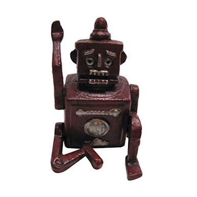 Treasure Gurus Vintage 1950s Miniature Cast Iron Hubley Red Robert ...