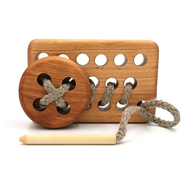 Educational, Eco-friendly, Lacing Button Toy by Pawoo: Constructive ...
