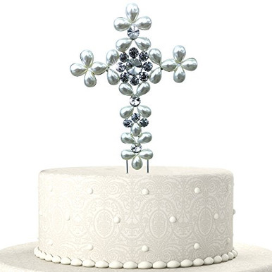 JennyGems Baptism Cake Topper - First Holy Communion Cake Topper ...