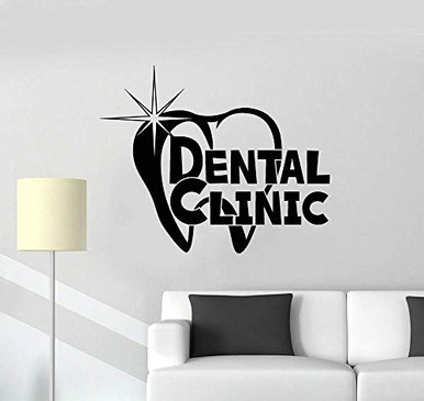 Dental Clinic Wall Decoration Decals Dental Health Care Oral Stickers ...