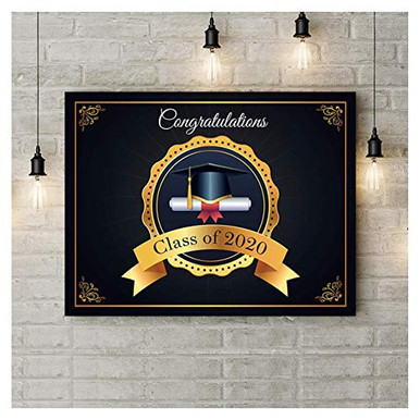 2021 Graduation Banner Personalized Graduation Banner Size 24x18 36x24 ...