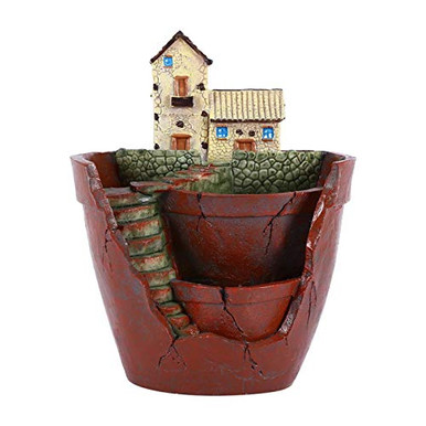 Omabeta 1pcs Hanging Garden Shape Resin Flower Pot for Planting ...