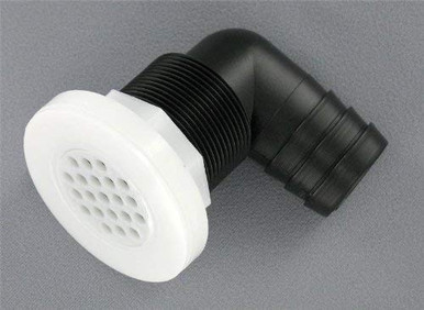 Elbow drain w removable screen 1-1 2 inch hose barb - Warehousesoverstock