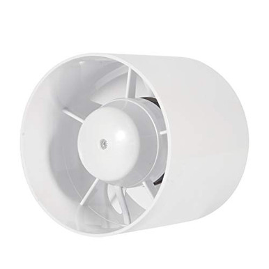 Hon and Guan 5 inch Inline Duct Vent Blower 88 CFM Intake Quiet Mixed ...