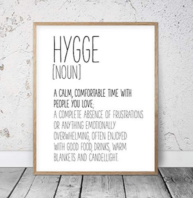 Hygge Sign Hygge Wall Art Funny Definition Poster Hygge Decor Hygge ...
