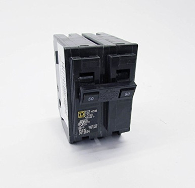 SCHNEIDER ELECTRIC 120 240-Volt 50-Amp HOM250 Miniature Circuit Breaker ...