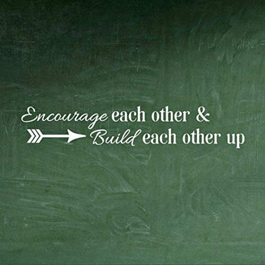 Encourage Each Other Wall Decal Classroom Inspirational Quotes Teacher ...