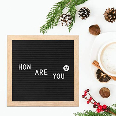 DIY Felt Letters Board Felt Letters Message Board Sign Changeable ...