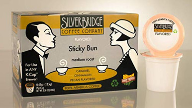 Silver Bridge Coffee Company Single Serve Cups Sticky Bun 1 Box ...