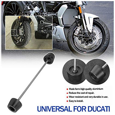 Motorcycle Front Wheel Sliders Axle Fork Falling Frame Slider Crash Pad ...