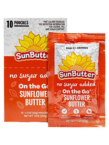 SunButter Sunflower Butter No Sugar Added 1.1oz Pouches - 30 ct 30Count ...