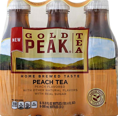Gold Peak Peach Tea 16.9 Fl Oz Pack Of 6 - Warehousesoverstock