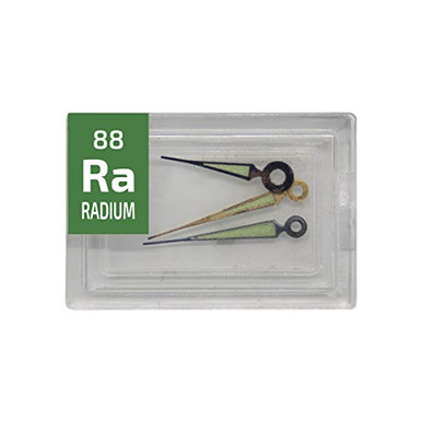 3 x Radium Ra Watch Hands Check Source Element Sample in a Mini PEGUYS ...
