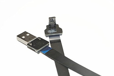 Slim Micro USB FFC USB FPV Flat Slim Thin Ribbon FPC Cable Micro USB 90 ...