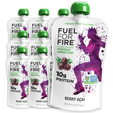Fuel For Fire VEGAN - Berry Acai Smoothies 12 pack Ready-to-Drink ...
