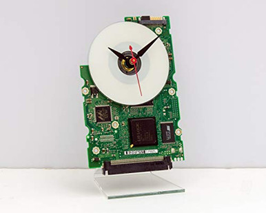 hard drive circuit board clock Computer geek nerd Recycle upcycle reuse ...