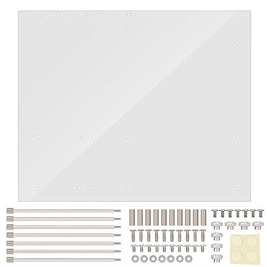 PUSOKEI Open Frame Transparent Acrylic Overlock Computer Case with ...
