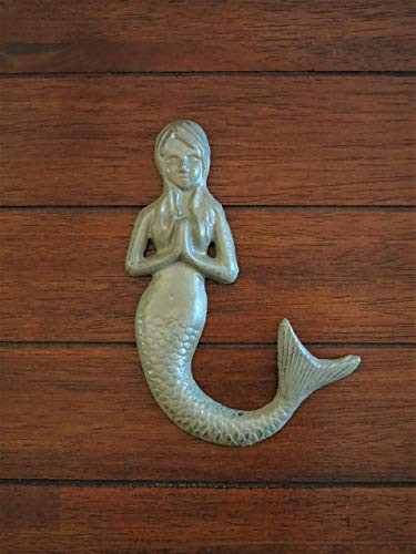 Mermaid Wall Hanging Sage Green or Pick Color Beach Cottage Nautical ...