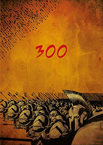 300 Minimalist Poster A Zack Snyder Alternative Movie Print 300 ...