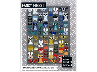 Elizabeth Hartman EHP023 Fancy Forest Quilt Pattern - Warehousesoverstock