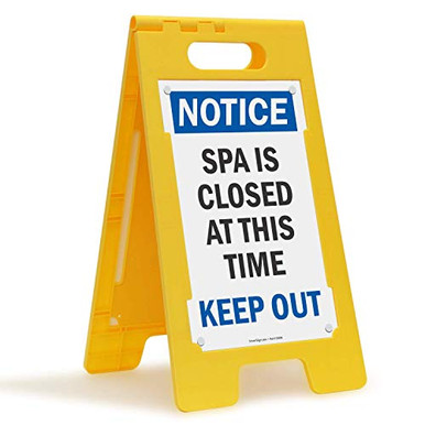 SmartSign Notice Spa is Closed at This Time Sign Keep Out Spa Closed ...