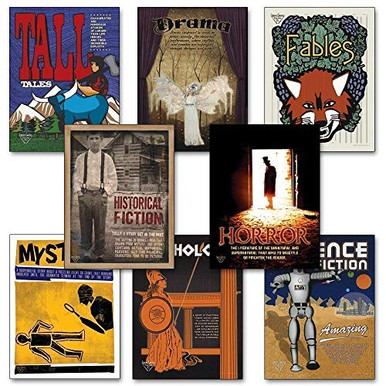 Literary Genres Posters. Discount Classroom Bundle Includes Tall Tales ...
