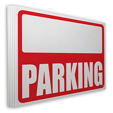 Visibility Signage Parking Lawn Sign Kit with Giant Arrow Stickers 5 ...