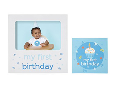 Tiny Ideas Baby's First Birthday Milestone Baby Belly Sticker and ...