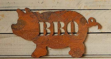 EvyAnn Designs BBQ Pig Metal Sign Metal Art Country Decor Metal Sign ...
