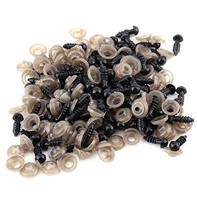 Redxiao Black Plastic Safety Eyes Doll Button Eyes with Storage Box and ...