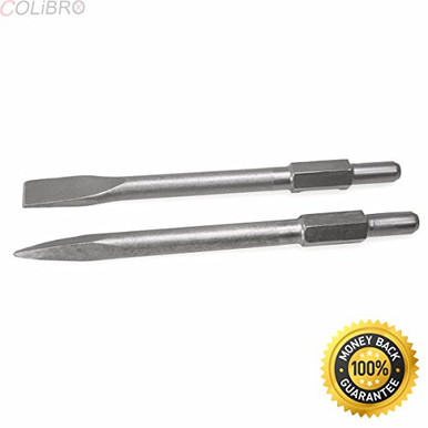 COLIBROX--Shank Bull Point Flat Chisel Bit Demolition Jack Hammer ...