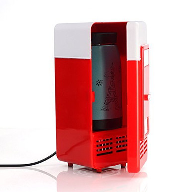 Lychee 5V USB Power Operated Portable Mini Fridge With Cooling and Heat ...