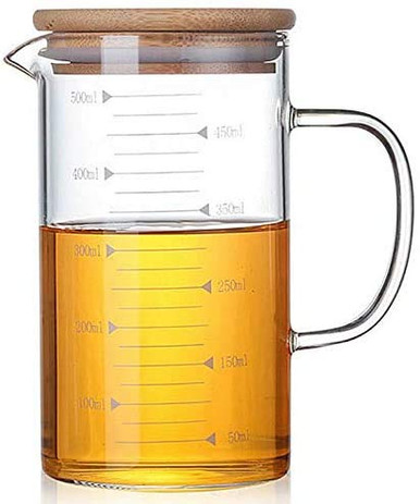 Multi-Function Food Grade Measuring Cup Frozen High Borosilicate Glass ...
