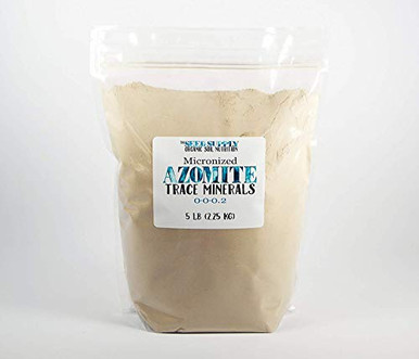 5 Pounds of Azomite by The Seed Supply - Natural Trace Mineral Powder ...