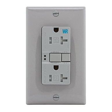 Eaton GFCI Self-Test 20A -125V Tamper & Weather Resistant Duplex ...