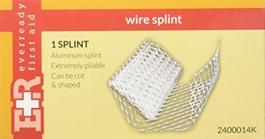 Ever Ready First Aid Aluminum Wire Splint in Kit Unit Box 10 Count ...