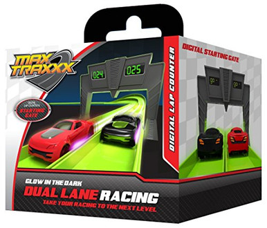 Max Traxxx R/C Tracer Racers Remote Control Digital Lap Counter Add On ...