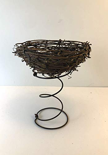 Vintage Rusty Bed Spring with Nest Primitive Cottage Craft Element for ...