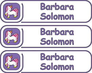 All-purpose Custom Name Labels Multiple Colors And Sizes Waterproof ...