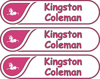 All-purpose Custom Name Labels Multiple Colors And Sizes Waterproof ...