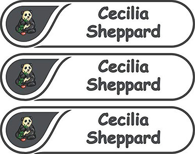 All-purpose Custom Name Labels Multiple Colors And Sizes Waterproof ...